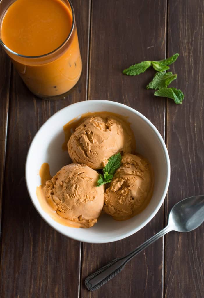 Thai Tea Ice Cream - Wok & Skillet