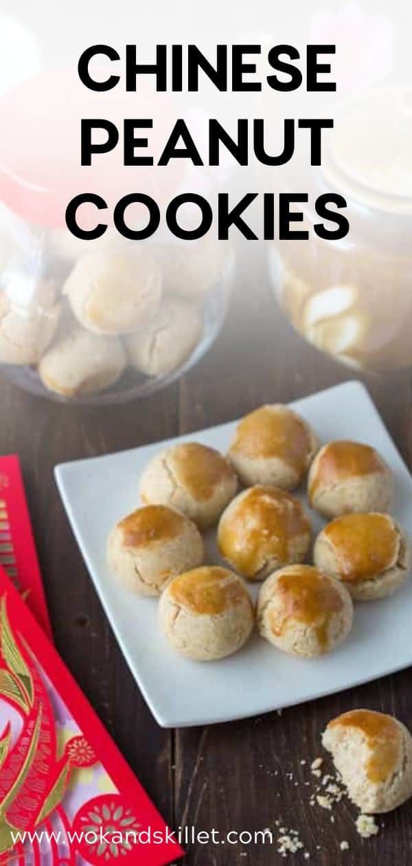 Chinese Peanut Cookies (Classic CNY Cookies) | Wok & Skillet