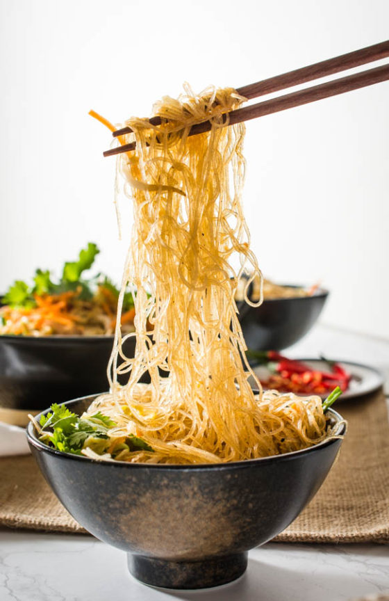 Easy Pad Woon Sen Recipe (Thai Stir Fried Glass Noodles)