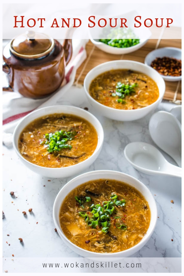 Restaurant Style Hot and Sour Soup - Wok & Skillet