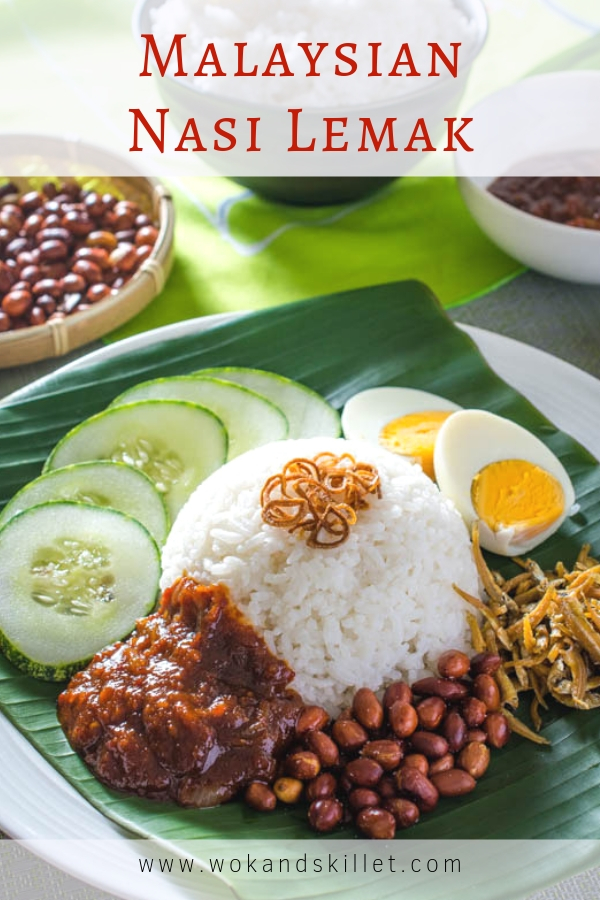How to Make Malaysian Nasi Lemak (Coconut Rice with Sambal)