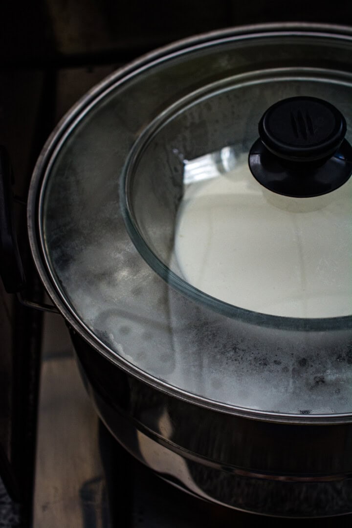 Easy Muah Chee (Chinese Peanut Mochi) Steamer or Microwave - Wok & Skillet