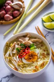 Indonesian Chicken Soup (Soto Ayam) Recipe | Wok & Skillet