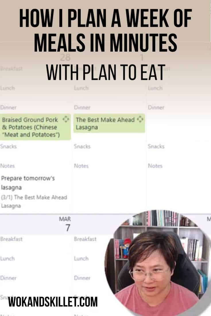 Meal Planning with Plan to Eat | Wok & Skillet